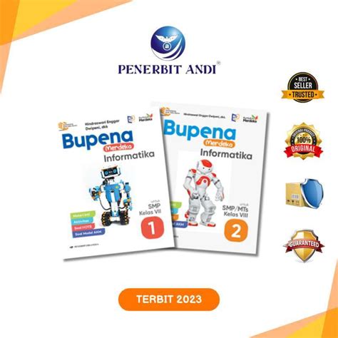 Jual Bupena Merdeka Informatika Smpmts Kelas 78 Kurikulum Merdeka