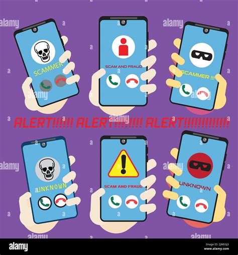 Scam Alert Hacker Attack And Web Security Vector Concept Phishing