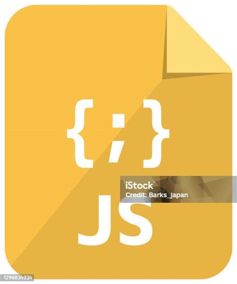 Ikon Javascript Ilustrasi Ikon Vektor Bahasa Pemrograman Utama