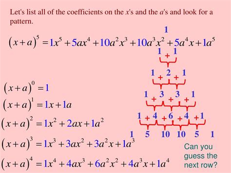 PPT The Binomial Theorem PowerPoint Presentation Free Download ID