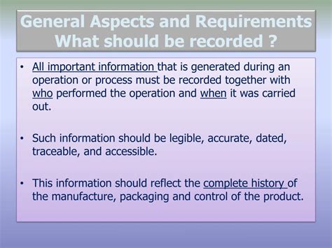 PPT Management Of GMP Documentation PowerPoint Presentation Free Download ID