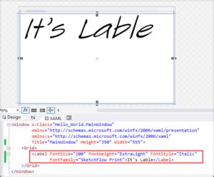 Lable WPF Tutorials Step By Step Techno Thirsty