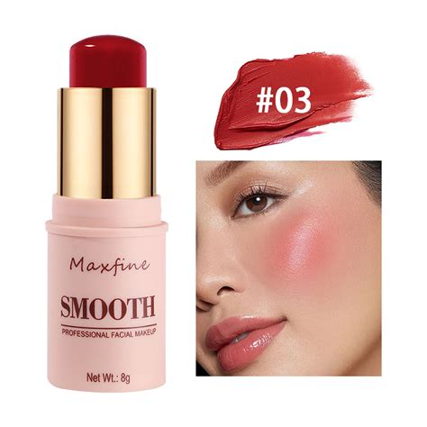 Tuscom 2pcs Blush Stick And Cheek Tint Multi Purpose Cream Blush For Cheeks Lips Eyes Long