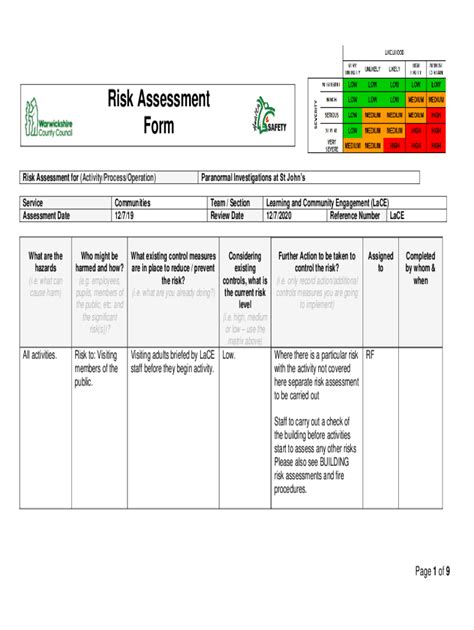 Fillable Online Assessment Date Fax Email Print Pdffiller