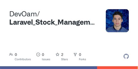 Github Devoamlaravelstockmanagement