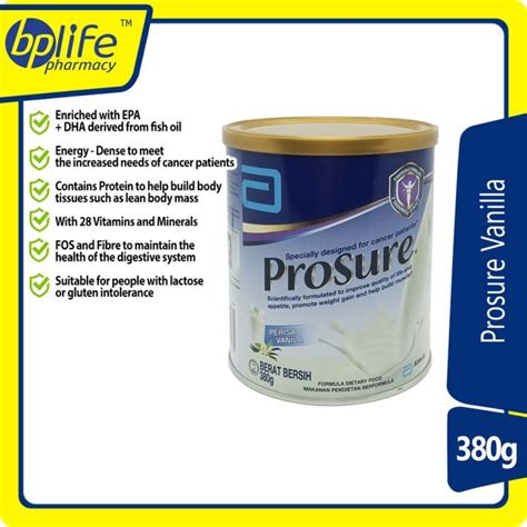 Prosure Vanilla 380g Lazada