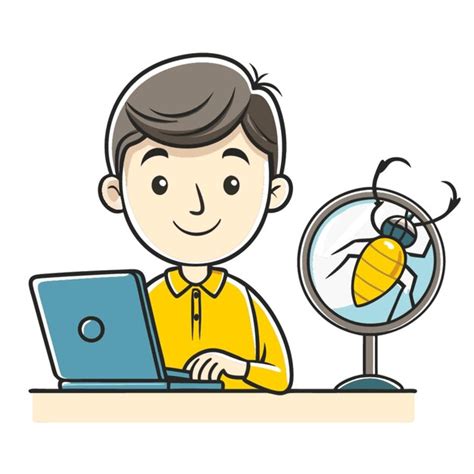 Technology Concept Flat Vector Style Illustration Featuring Debugging Design Elements Premium