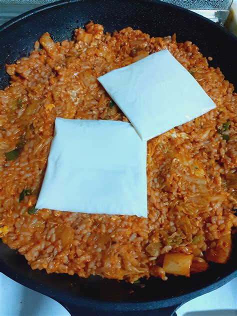 김치볶음밥 치즈 김치 볶음밥