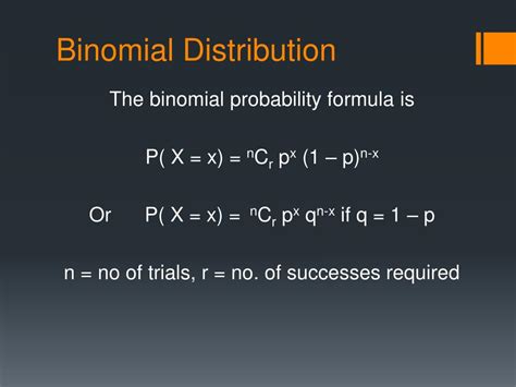 PPT Binomial Distribution PowerPoint Presentation Free Download ID 3824623