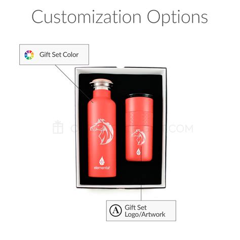 Elemental Classic Water Bottle And Artisan Tumbler T Set Laser