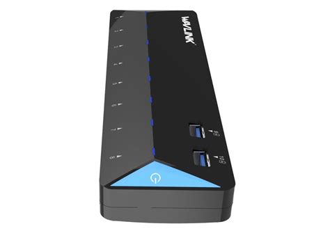 Wavlink Port USB Hub With X A Fast USB Charging Port W Power Adapter Peripheral
