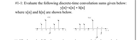 1 1 Evaluate The Following Discrete Time