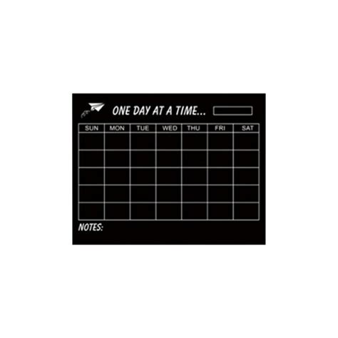 Badu Bg Седмичен план Стикер за стена с 4 бр Тебешири Подвижен календар за черна дъска Стикер