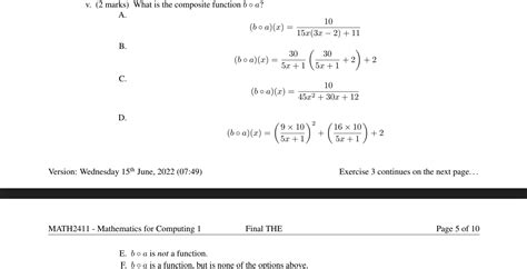 solved 25 marks question 3 functions and relations