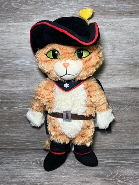 Puss In Boots Plush Dreamworks Movie Soft Cuddly Cat Toys 30 Cm Kitty