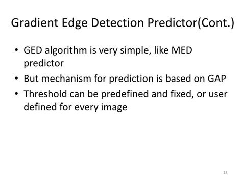 Ppt Gradient Edge Detection Predictor For Image Lossless Compression