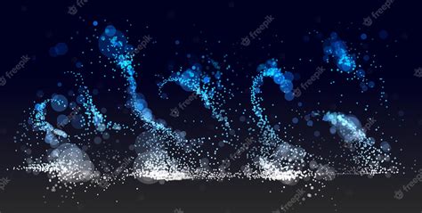 Premium Vector Particle Flow Array Colorful Vector Abstract Background Life Forms Bio Theme