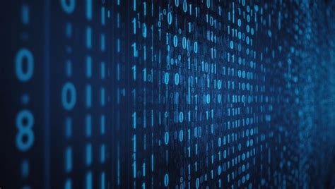 A Dynamic Binary Code Backdrop Illustrating The Concept Of Data And