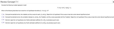 Solved Review Concept Consider The Following Multiple Chegg