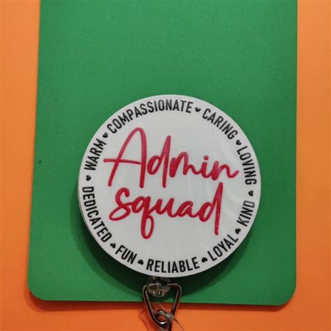 Admin Squad Badge Etsy