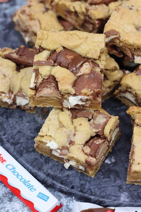 Kinder Bueno Cookie Bar Recipe Janes Patisserie