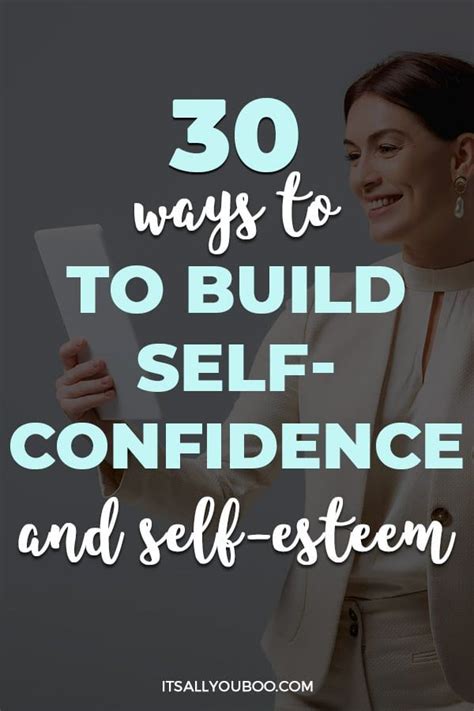 30 Ways To Build Self Confidence And Self Esteem Artofit