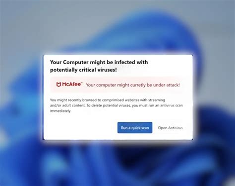 How To Remove Mcafee Computer Infected With Potentially Critical Viruses Pop Up Scam