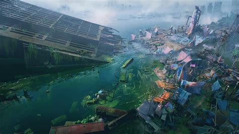 Rebuild Society After A Climate Apocalypse In City Builder Floodland