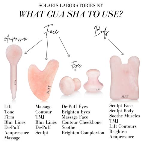What Gua Sha Tool Shape To Use Solaris Laboratories Ny