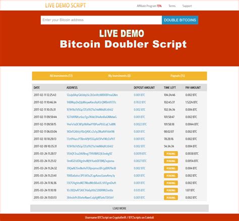 Bitcoin Doubler Script ~ Crypthyip