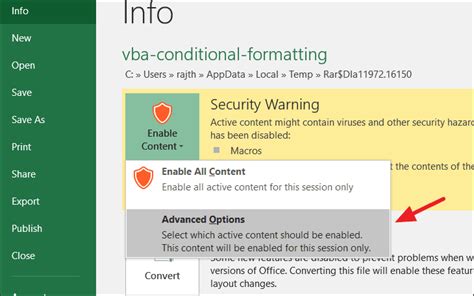 How To Enable Macros In Excel