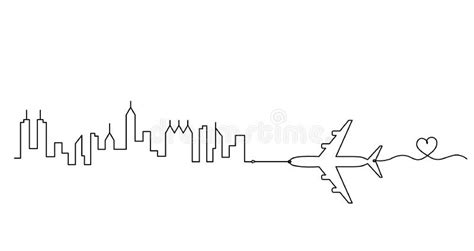 Abstract Panoramic Landscape Stock Illustration Illustration Of House City 266694039