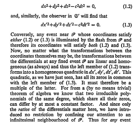 Series Expansion Of The Infinitesimal Spacetime Interval • Physics Forums