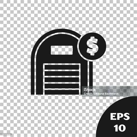 투명 한 배경에 격리 된 달러 기호 아이콘 검은 창고입니다 부동산 개념 벡터 일러스트레이션 0명에 대한 스톡 벡터 아트 및 기타 이미지 Istock