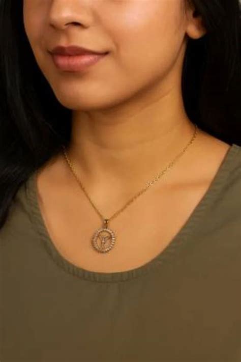 Ladies Stainless Steel Angle Pendant Chain Set At ₹ 100piece Chain