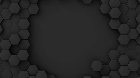 어두운 배경에 임의의 크기로 된 검은 육각형 가운데 구멍에 텍스트를 배치합니다 추상 3d 렌더링 그림 기하학적 개념 배경 0명에 대한 스톡 사진 및 기타 이미지 Istock