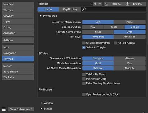 Enable Select Right Mouse Basics And Interface Blender Artists Community