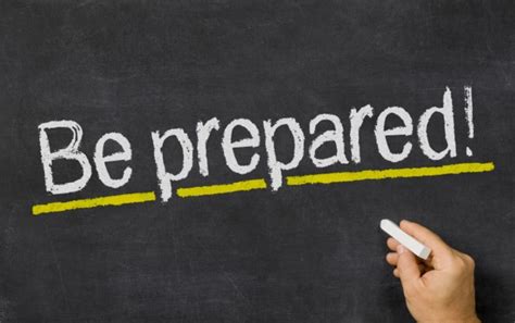 Being Prepared Clipart