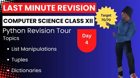 Day 4 Last Minute Revision Cbse Computer Science Class 12 Chapter 1