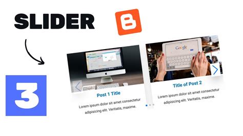 how to add a responsive slider to your blogger website youtube