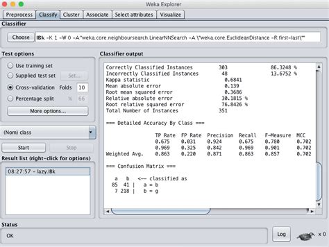 How To Use Classification Machine Learning Algorithms In Weka