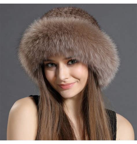 밍크 모피 모자 여우 모피 벙거지 방한 여성 겨울 비니 방한모 캡모자 러시아 보넷 털모자 티몬