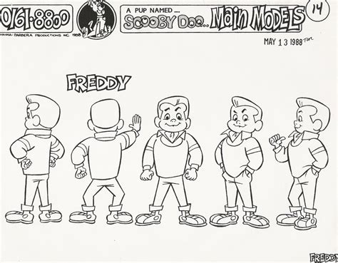 A Pup Named Scooby Doo Freddy Model Sheet Flickr Photo Sharing Famous Cartoons Old