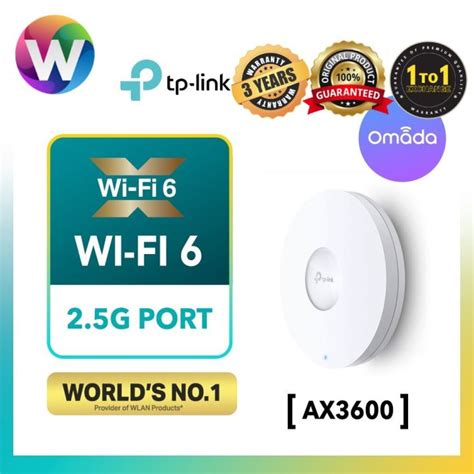 Tp Link Ax3600 Wireless Dual Band Multi Gigabit Wifi 6 High Density Ceiling Mount Access Point