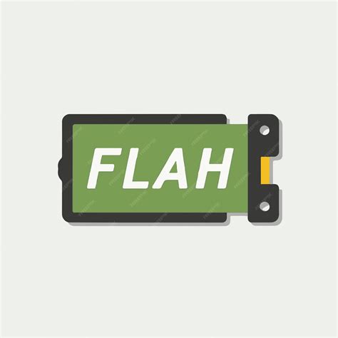 Premium Vector Flash Memory Icon On A White Background