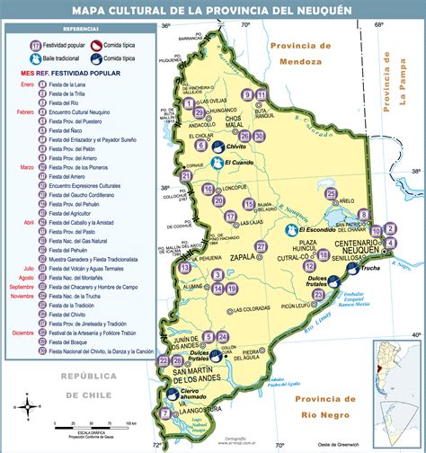 Cultural Map Of The Province Of Neuquén Ex