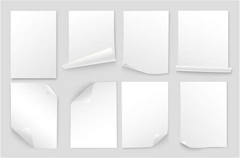 realistic paper sheets finance illustrations ~ creative market