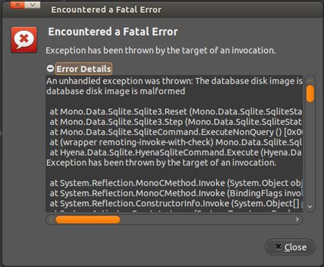 Banshee Encountered A Fatal Error On Launch Ask Ubuntu