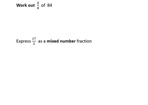 Gcse Fb Skills Checks Mathsbox