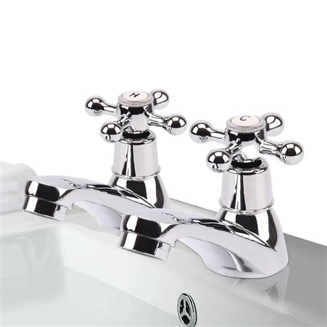 One Pair Of Hot And Cold Double Basin Taps Twin Hot And Cold Pair Faucet